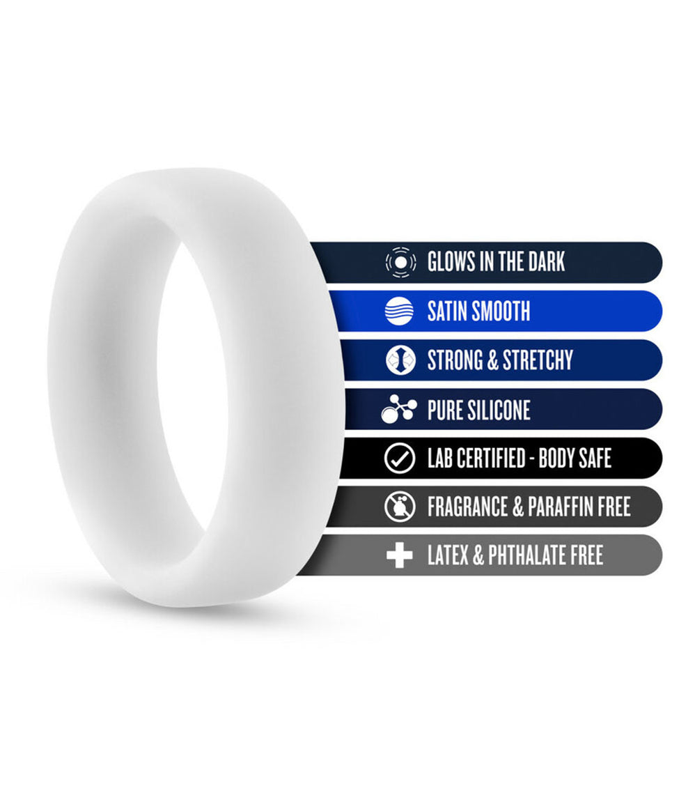 Glo Pro Penis Ring | Glows In The Dark | Body Safe Silicone